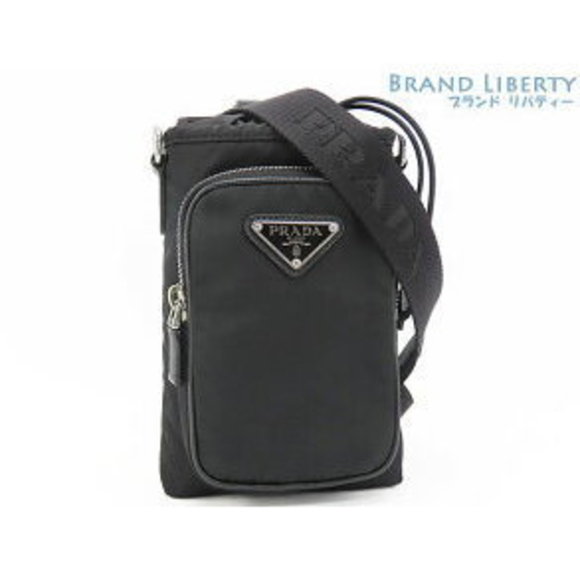 Prada | Bags | Prada Smartphone Re Black Nylon Nylon Phone Pouch ...